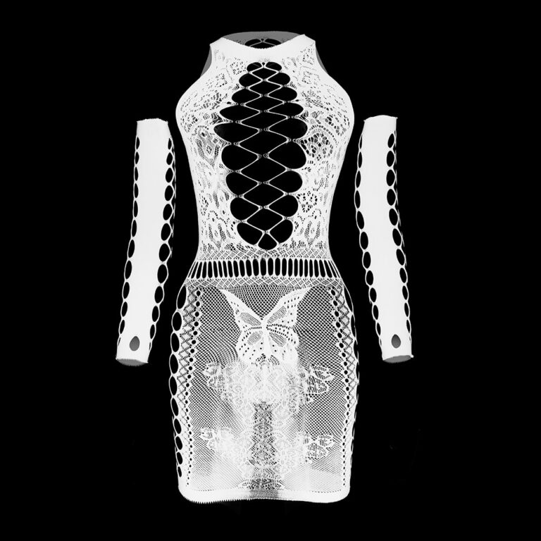 Party-Ready Fishnet Lingerie Set - Men's Lingerie